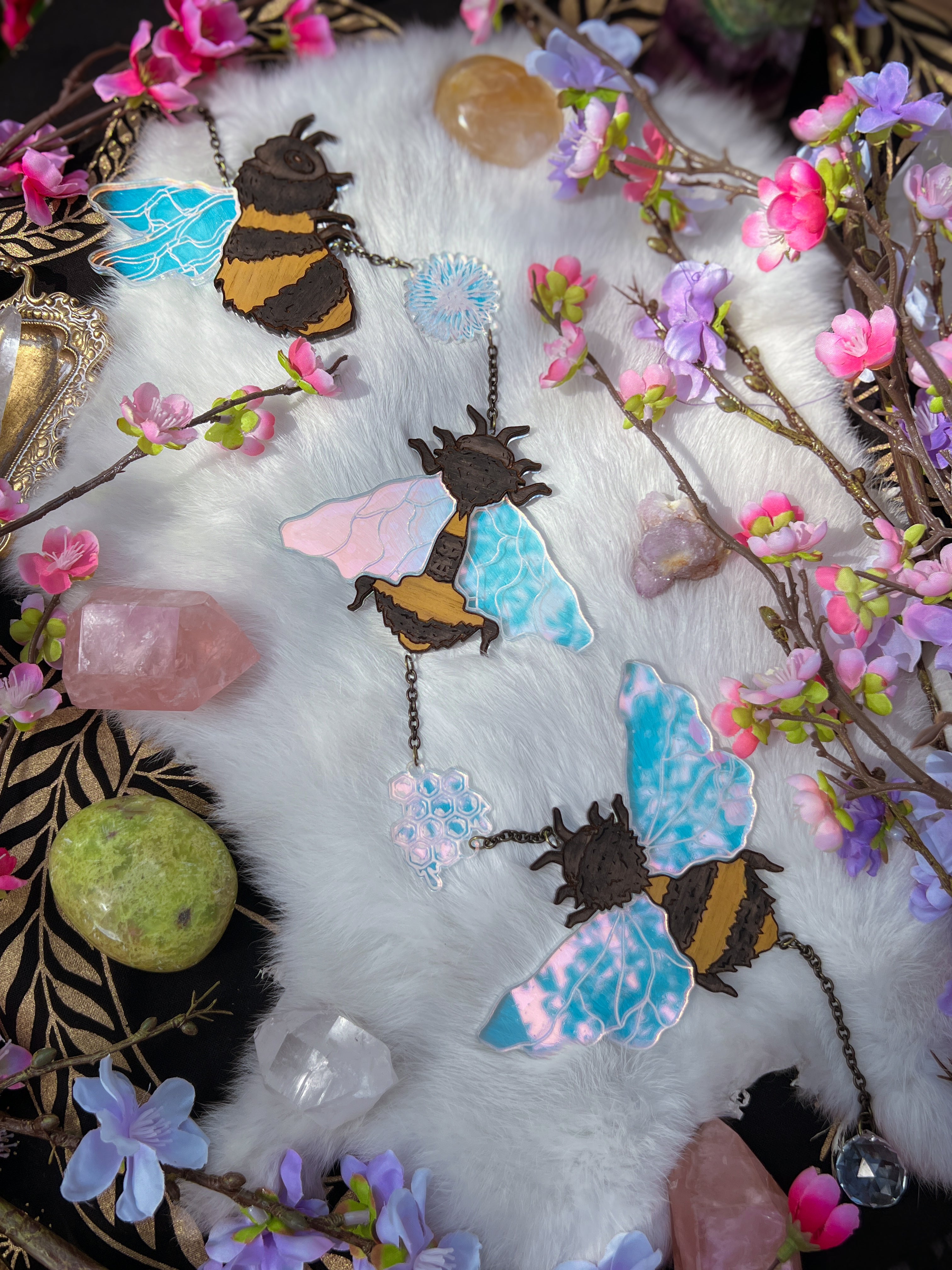 Bee Suncatcher PREORDER – Rituals of an Oni