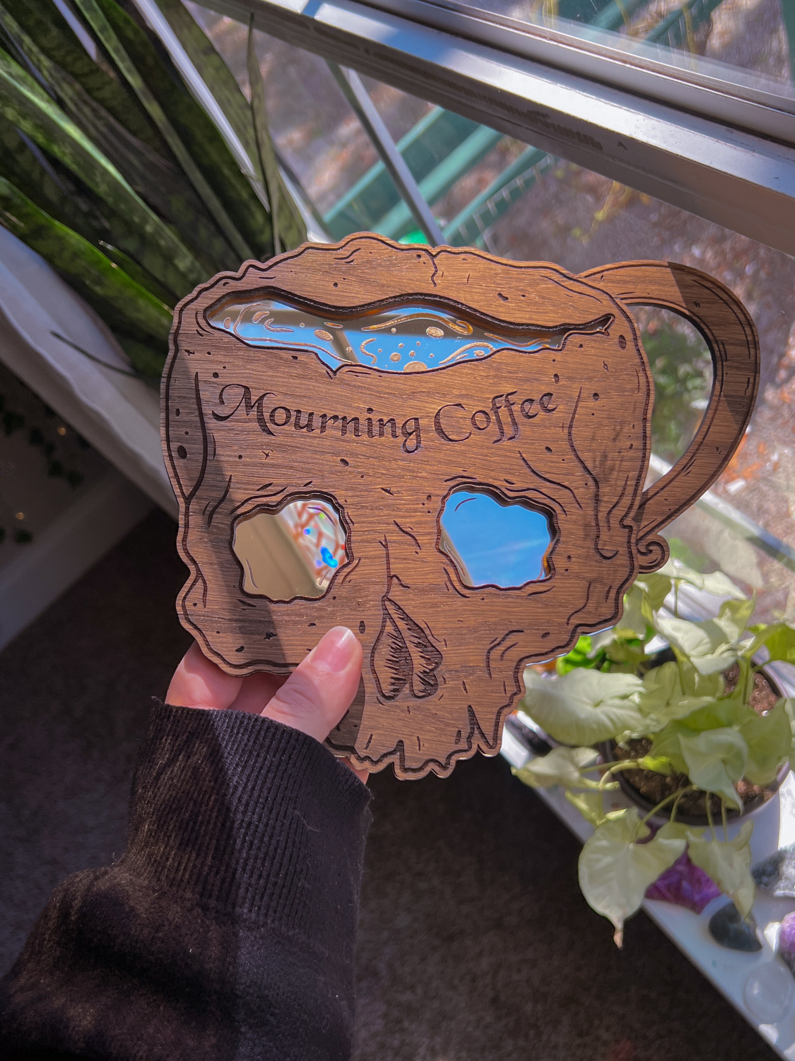"Mourning Coffee" Wall Hanging PREORDER – Rituals of an Oni